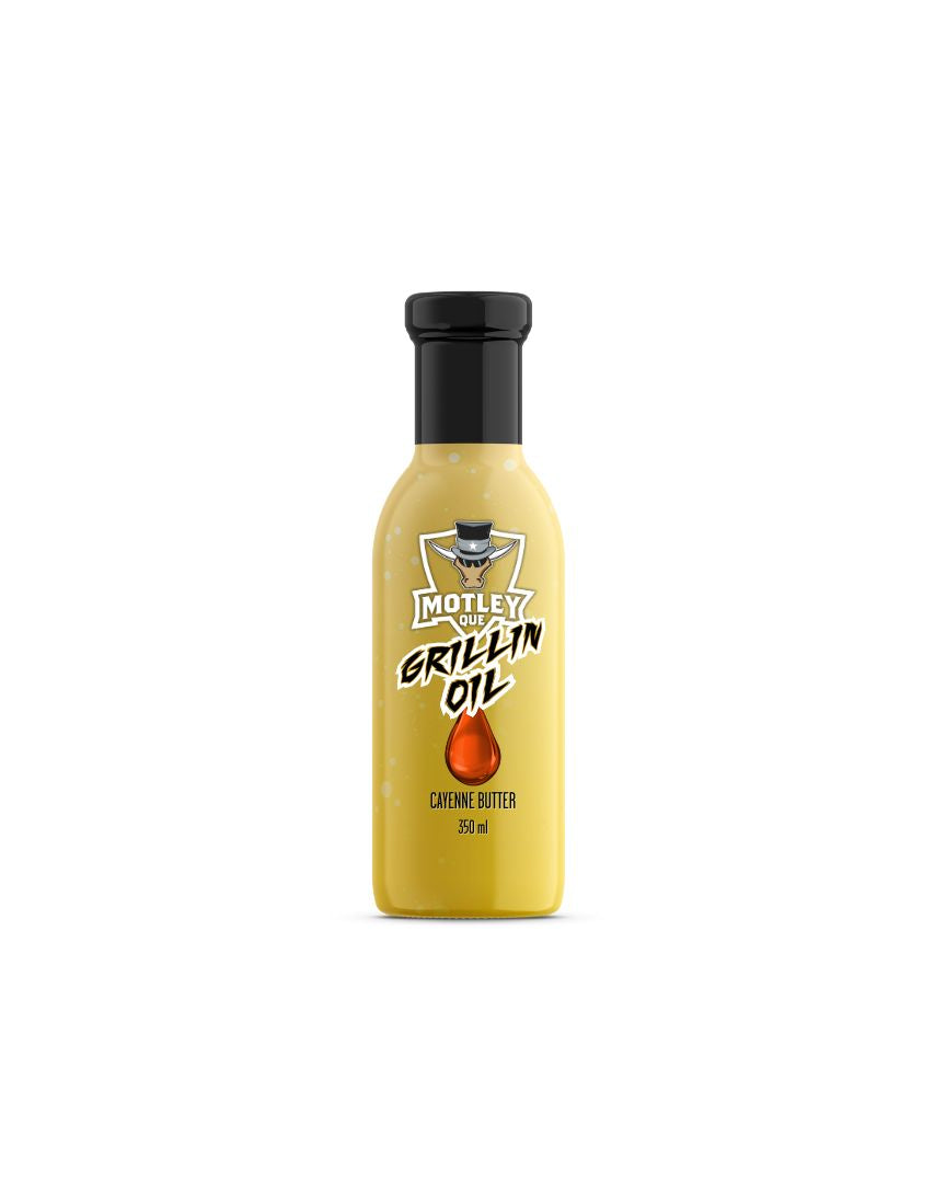 Cayenne Butter Grilling Oil – Motley Que